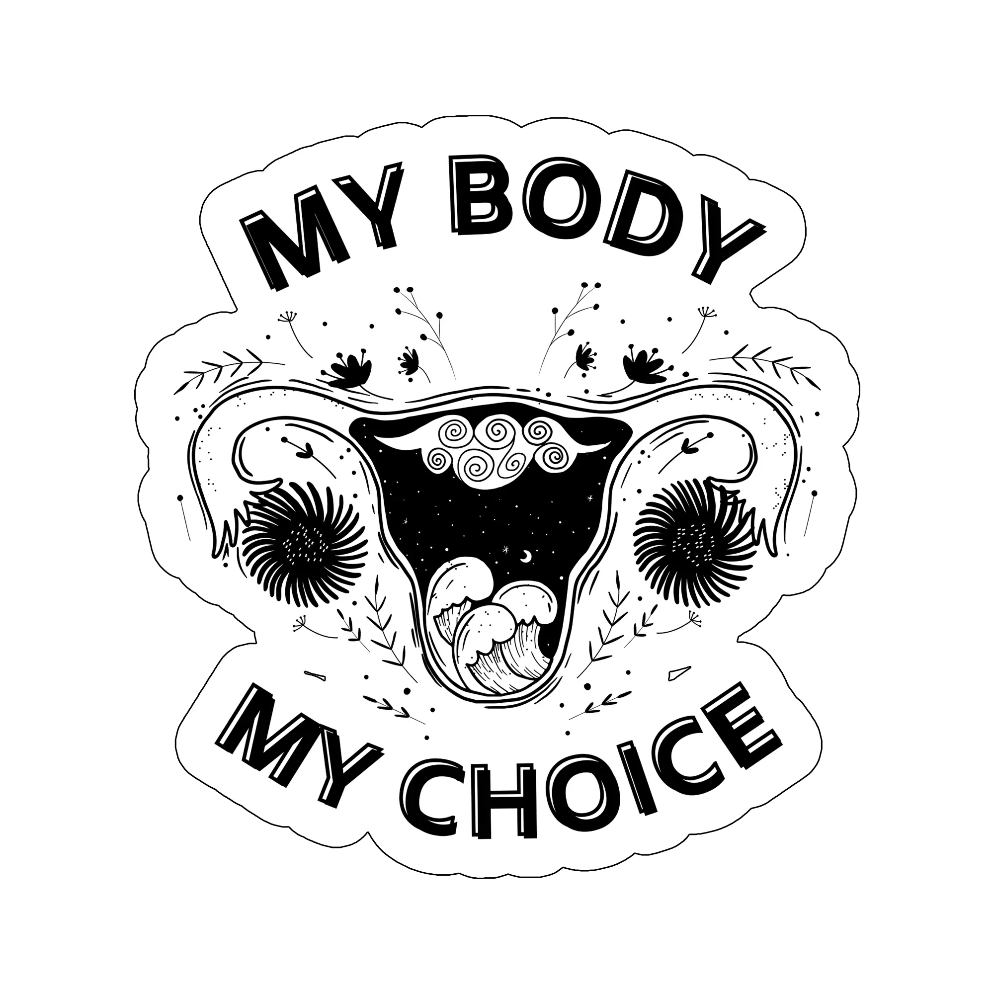 Sticker My body my choice – MyStiki
