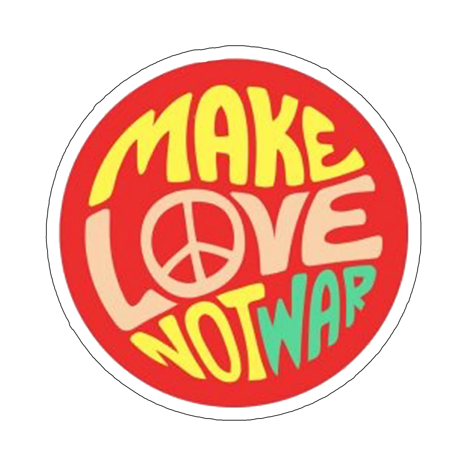 Sticker Make love, not war – MyStiki