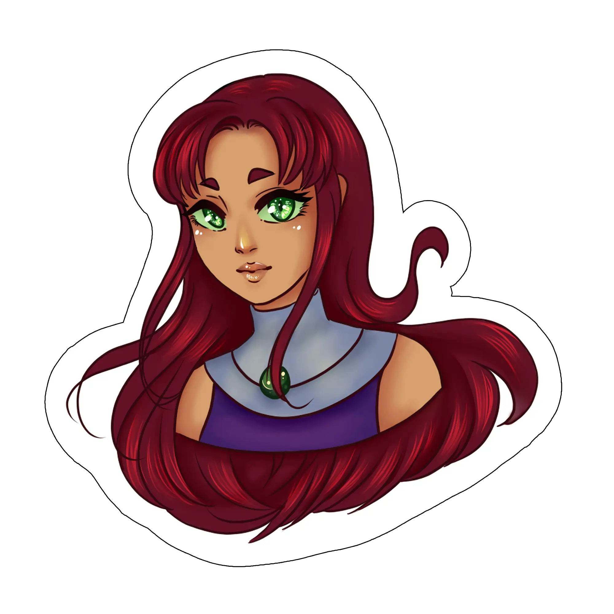 sticker Starfire Teen Titans – MyStiki