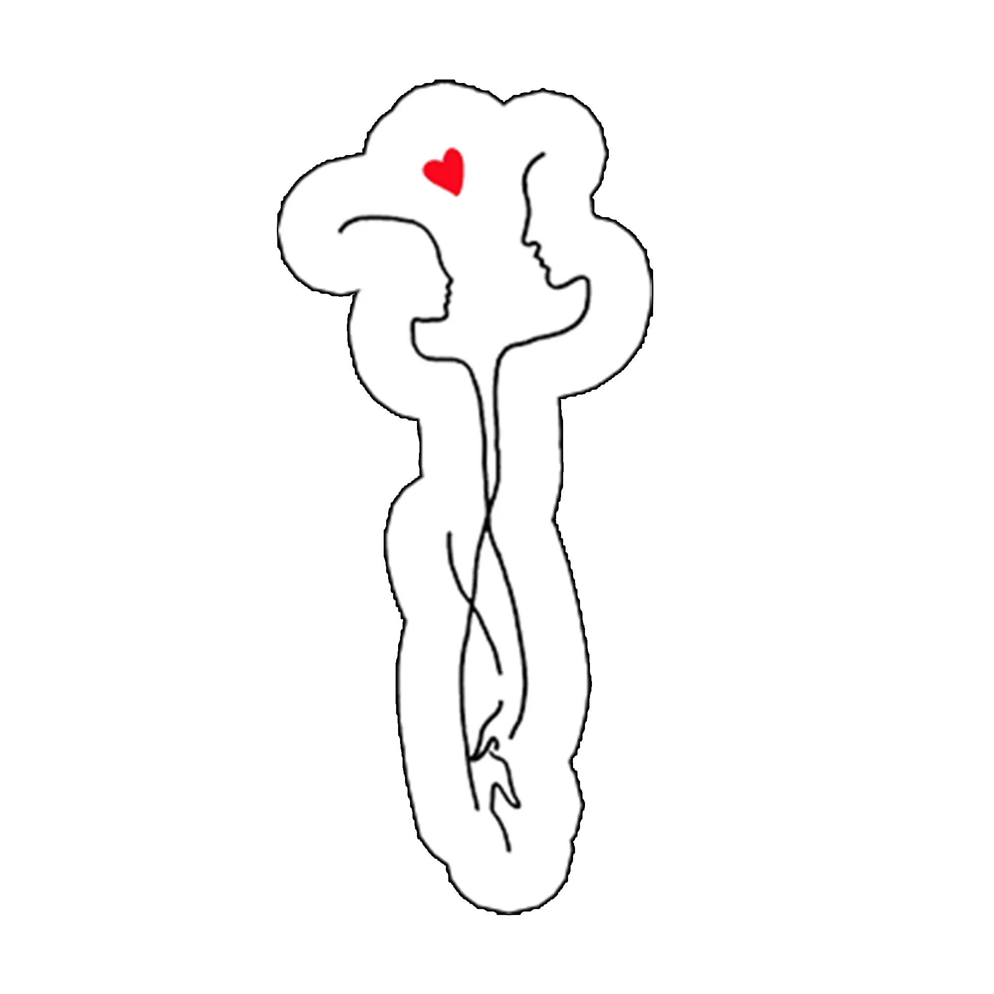 sticker cuplu desenat – MyStiki